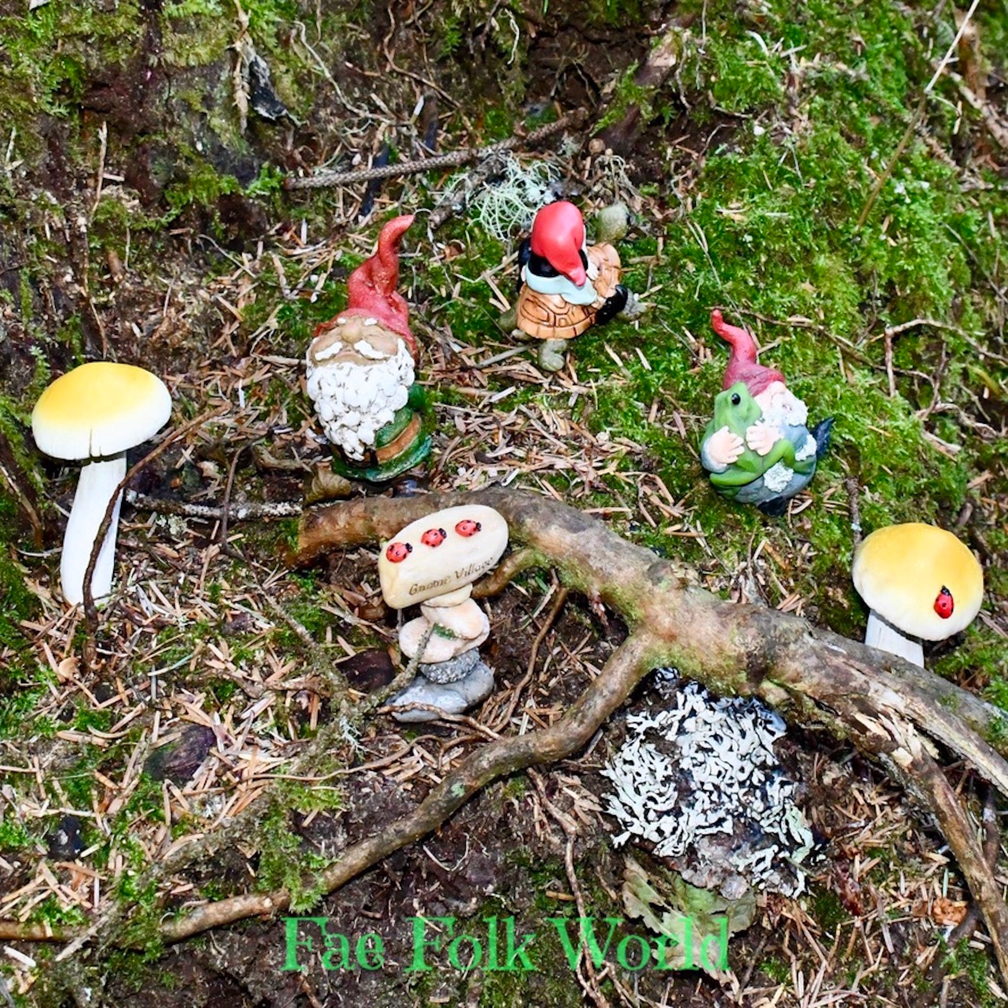 Fairy Garden Sign - Gnome Village | Fae Folk® World – Fae Folk World