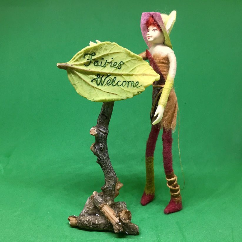 Fairy Sign - Fairies Welcome | Fae Folk® World – Fae Folk World