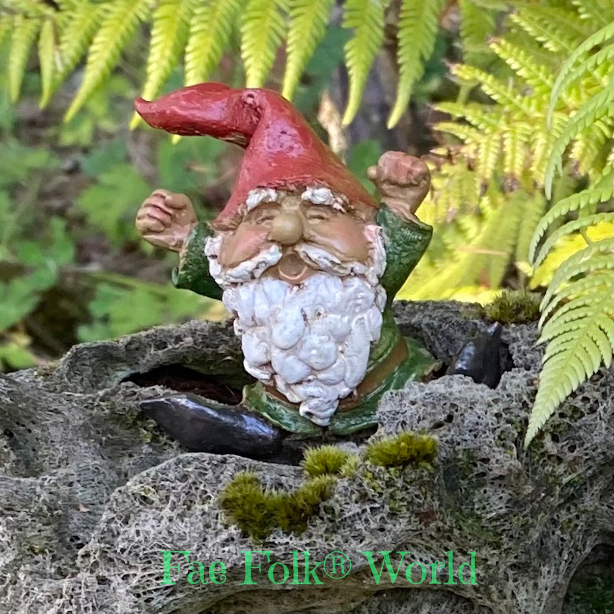 Mini Yawning Garden Gnome | Fae Folk® World – Fae Folk World